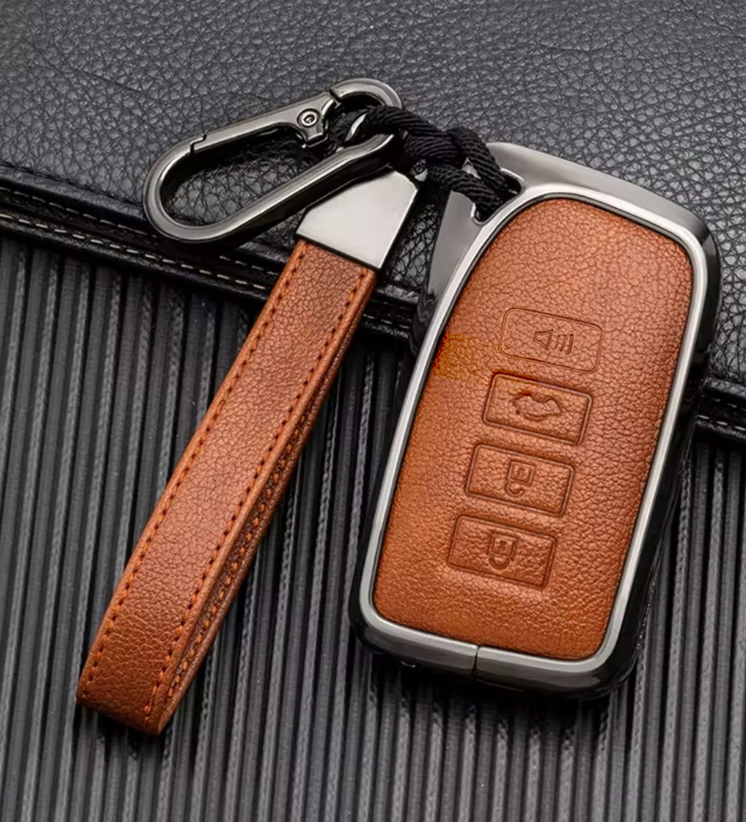 Lexus Customizable Leather Key Fob Cover With Keychain - Etsy