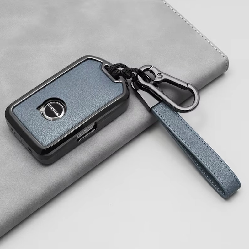 For Volvo/polestar Key Fob Customizable Leather & Aluminum Key Fob ...