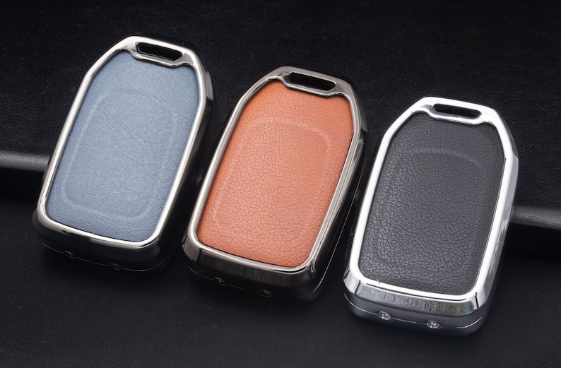 For Gmc/chevy Truck/suv - Customizable Leather Key Fob Cover With ...