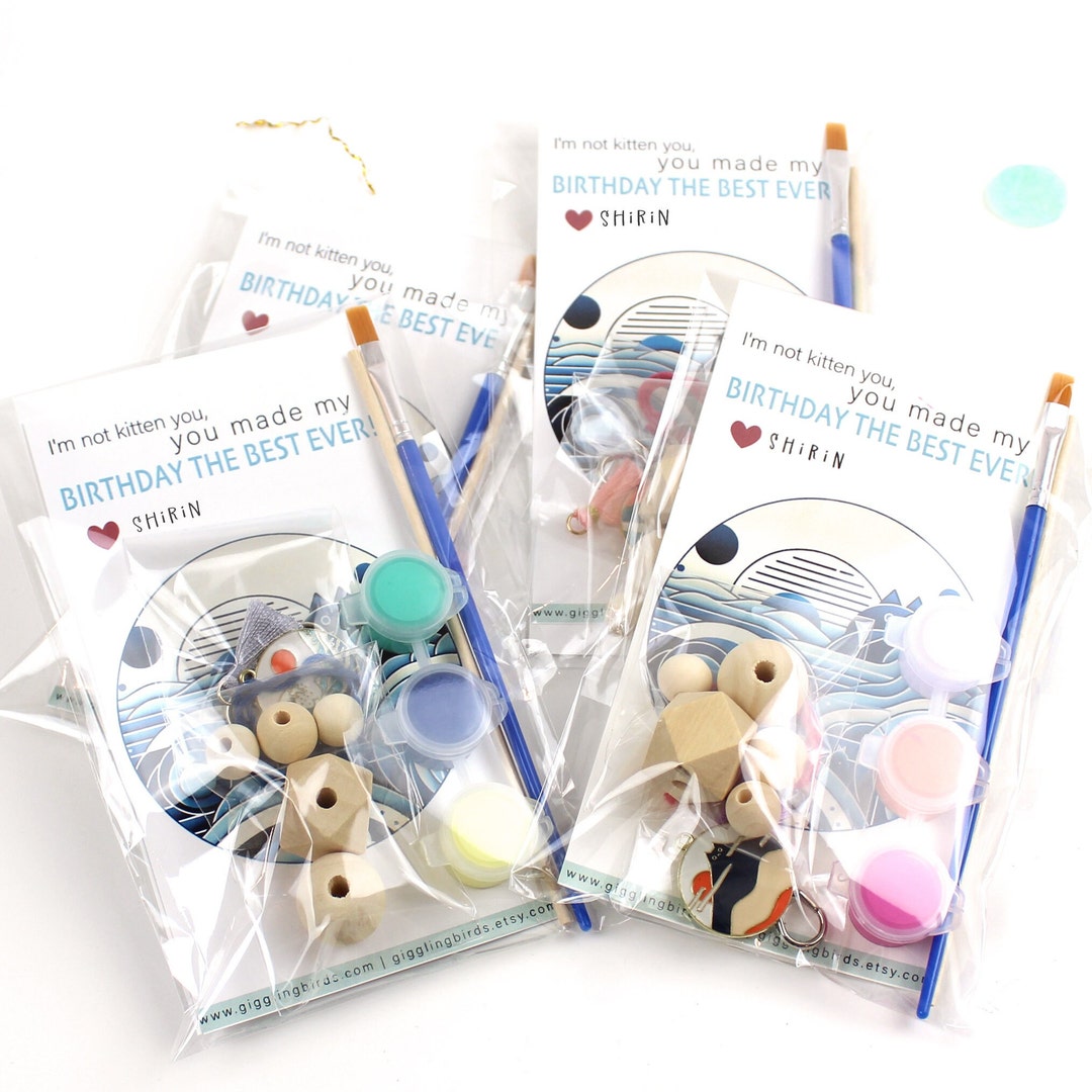 DIY Keychain Kit | Birthday Party Favor | Keychain Party Favor ...