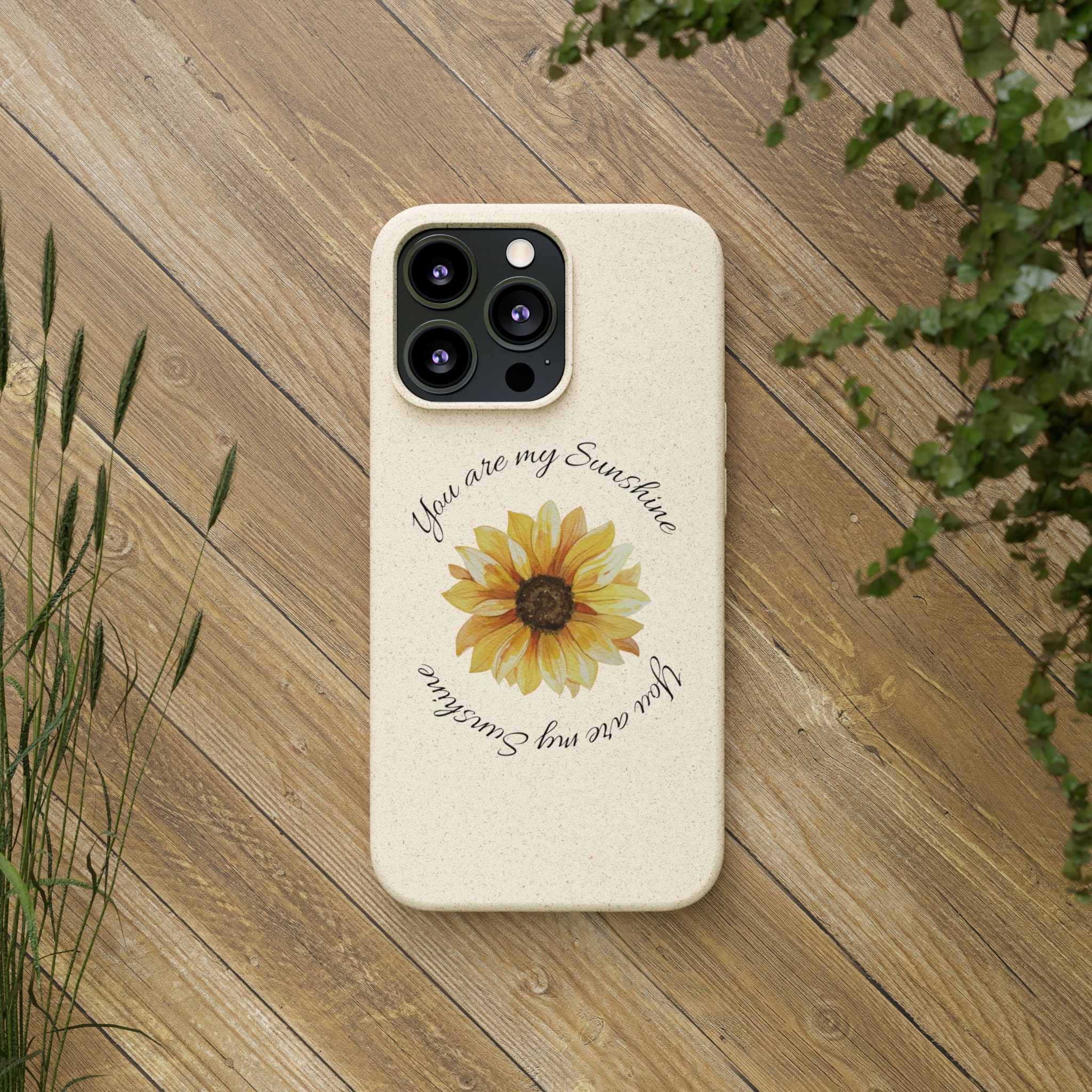 Sunflower Biodegradable Cases - Etsy