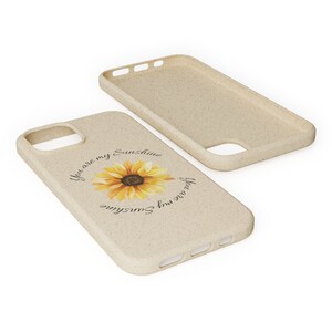 Sunflower Biodegradable Cases - Etsy