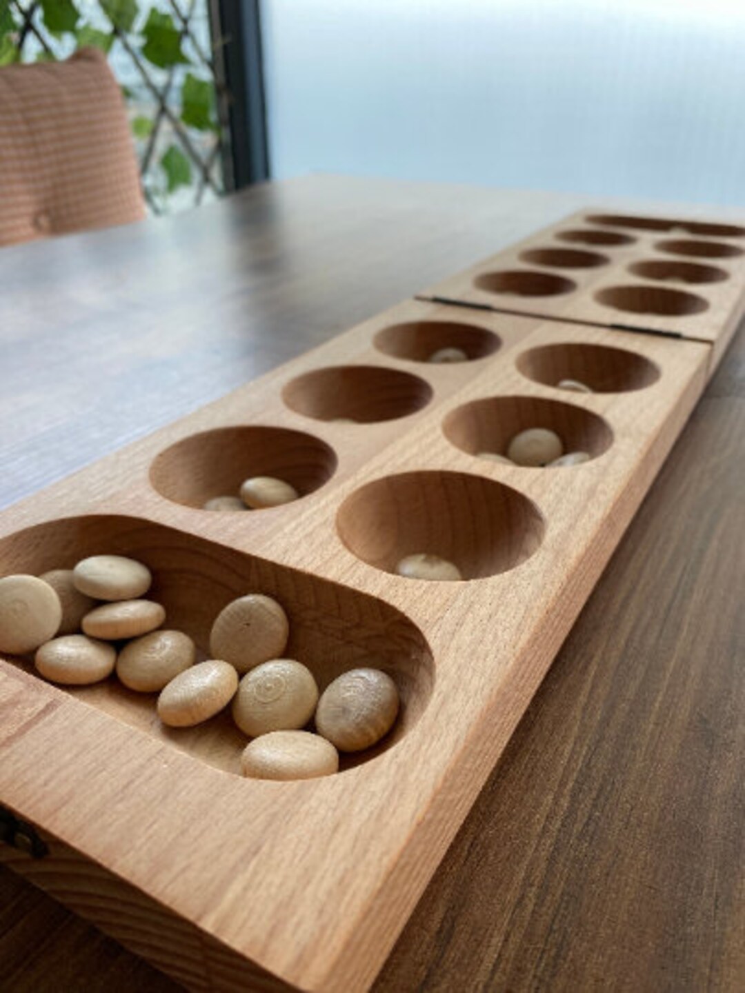Mancala, Mancala Set, Oware Portable Board Game, Mancala Board, Mancala ...