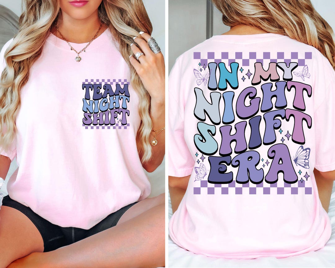 Night Shift Nurse Shirt, in My Night Shift Era Shirt, Nurse Crew Squad ...