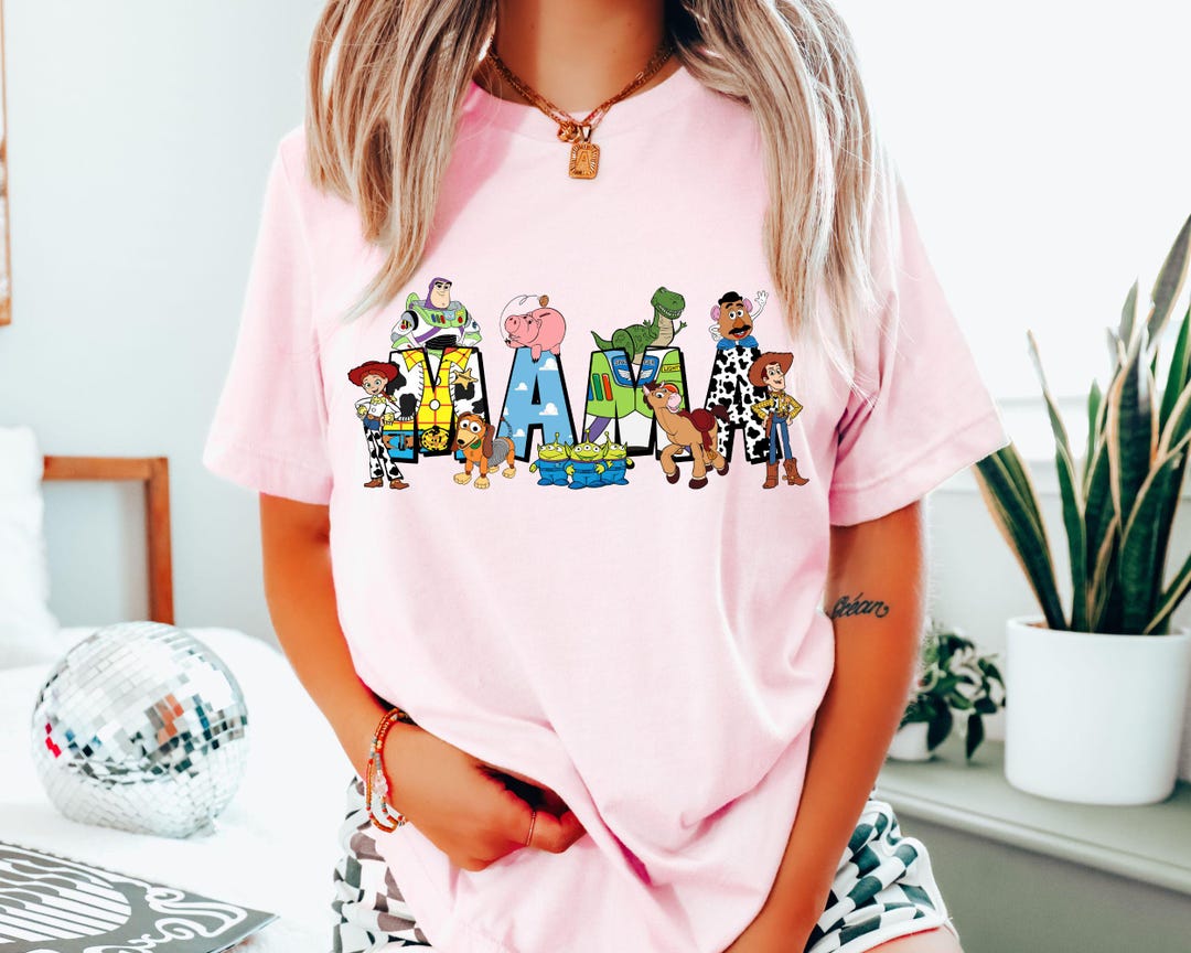 Mama Toy Story Shirt, Mama Cartoon Shirt, Retro Toy Story Mama Shirt ...