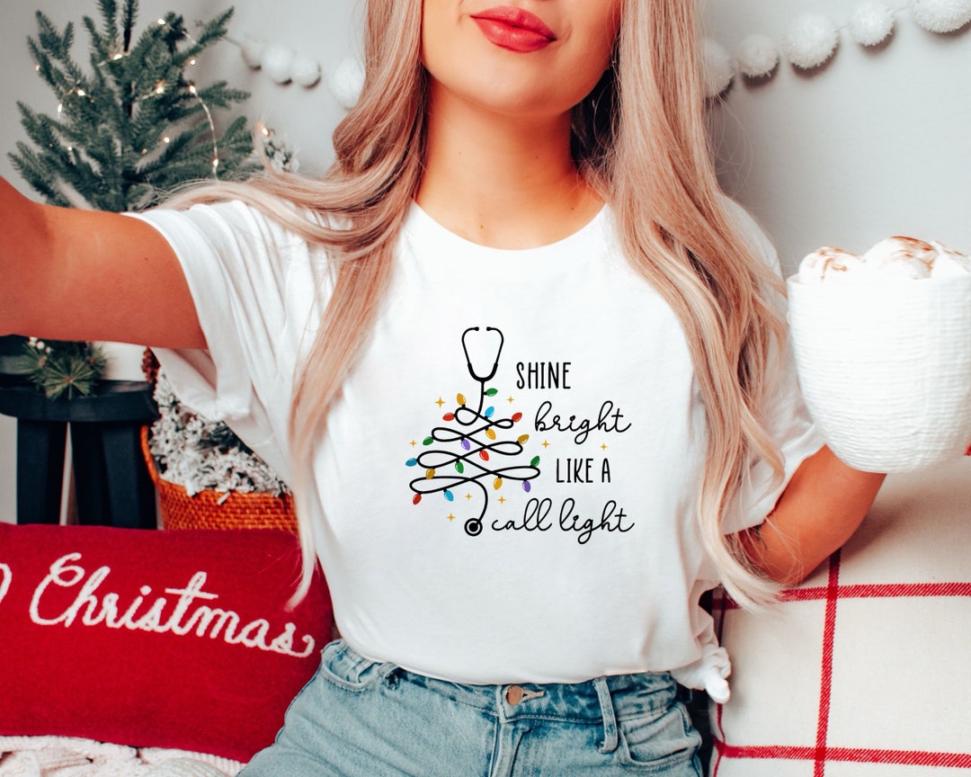 Funny Nurse Christmas Shirt, Nurse Christmas Gifts, Christmas Tee ...