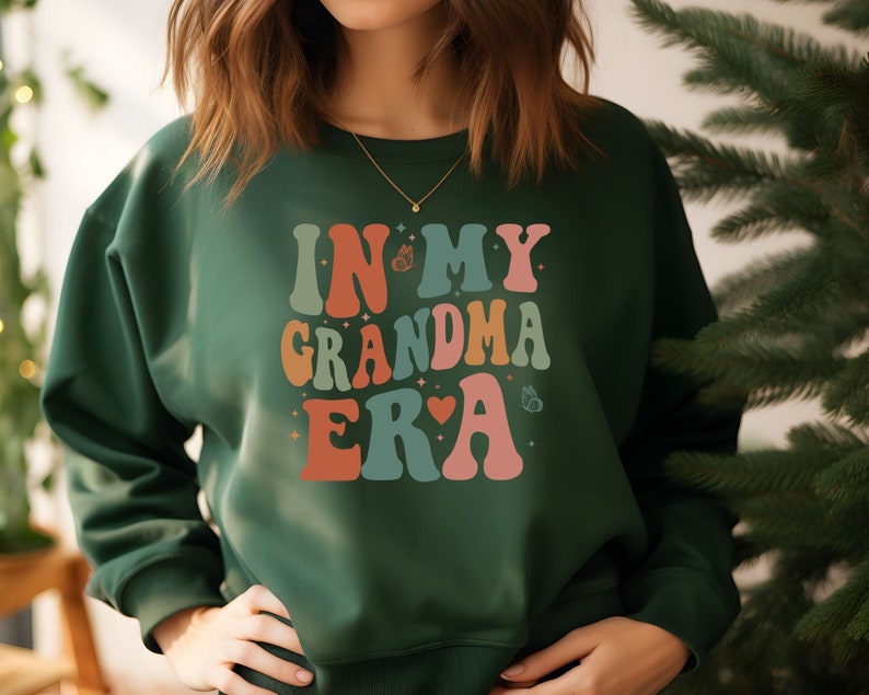 In My Grandma Era Sweatshirt, Christmas Grandma Gift, Gift for Grandma ...