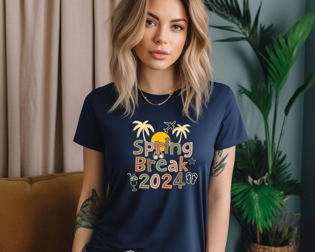Spring Break Tropical 2024 Shirts, Vacation Shirts, Group Trip T-shirt ...