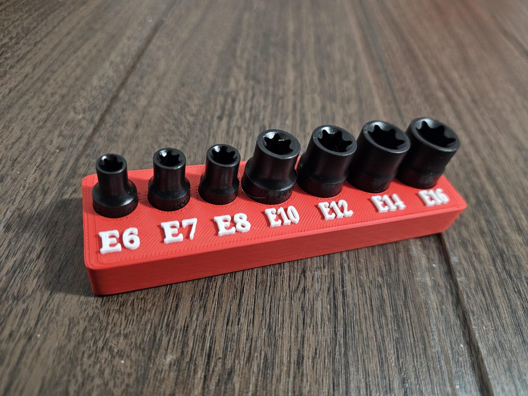 Organizer for PITTSBURGH 1/4 - 3/8 In. Drive Impact E-socket Set• Tool ...