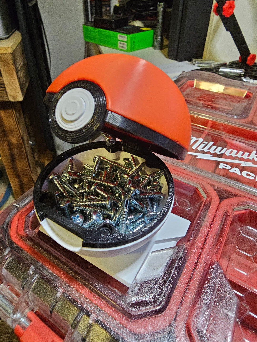Milwaukee Packout Pokémon Ball Small Storage Container - Etsy