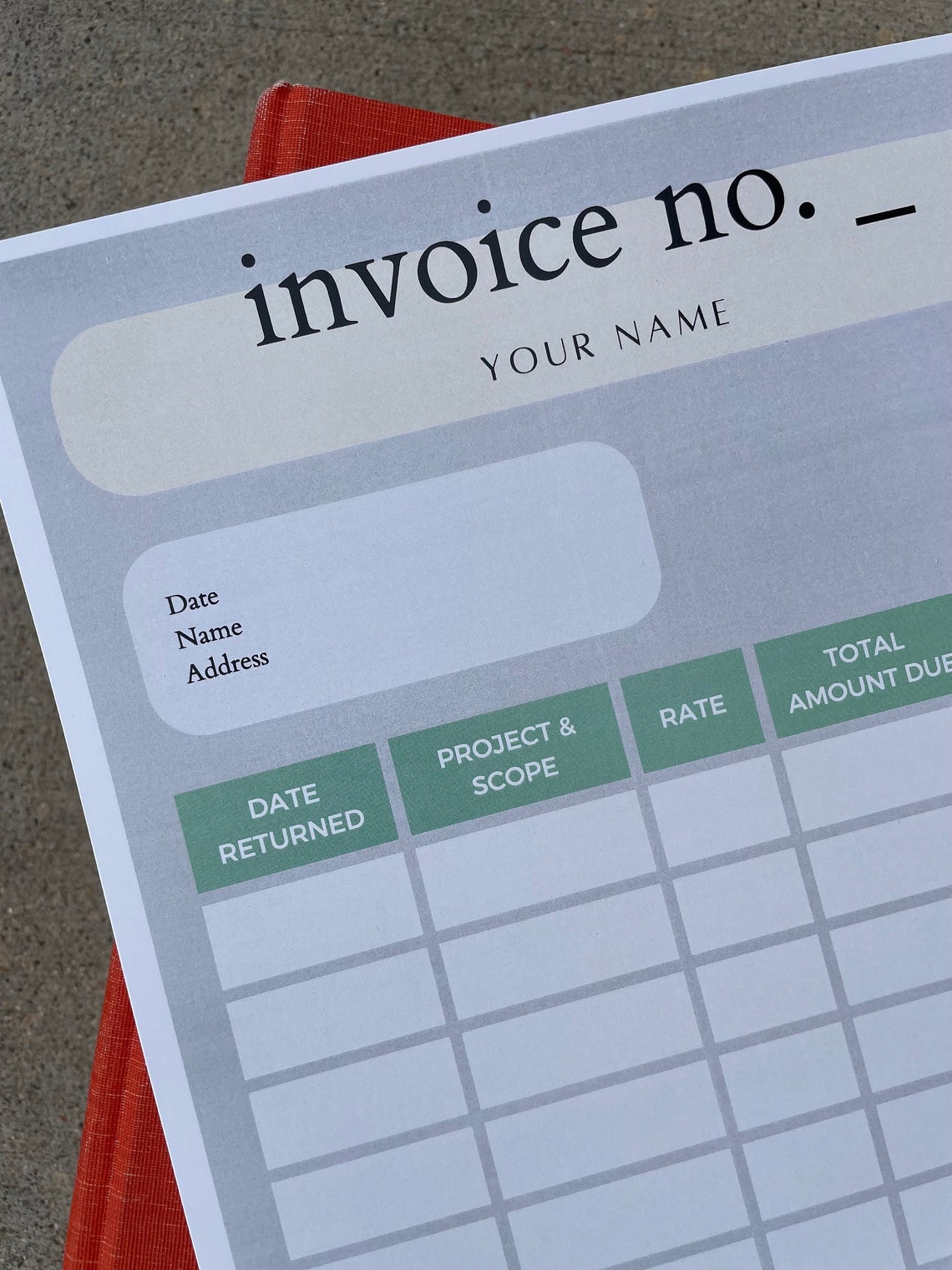 Invoice Template For Freelancers Editors Proofreaders Freelance