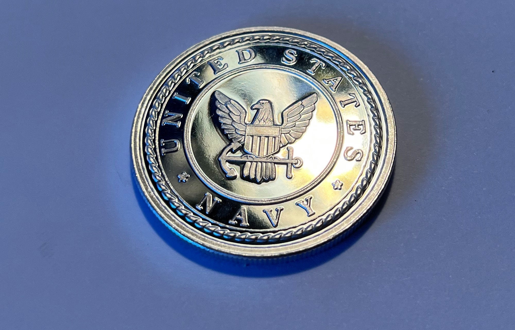 One Silver Coin 1 Oz .999 Silver Bullion Round Fire Fighter, US Army ...