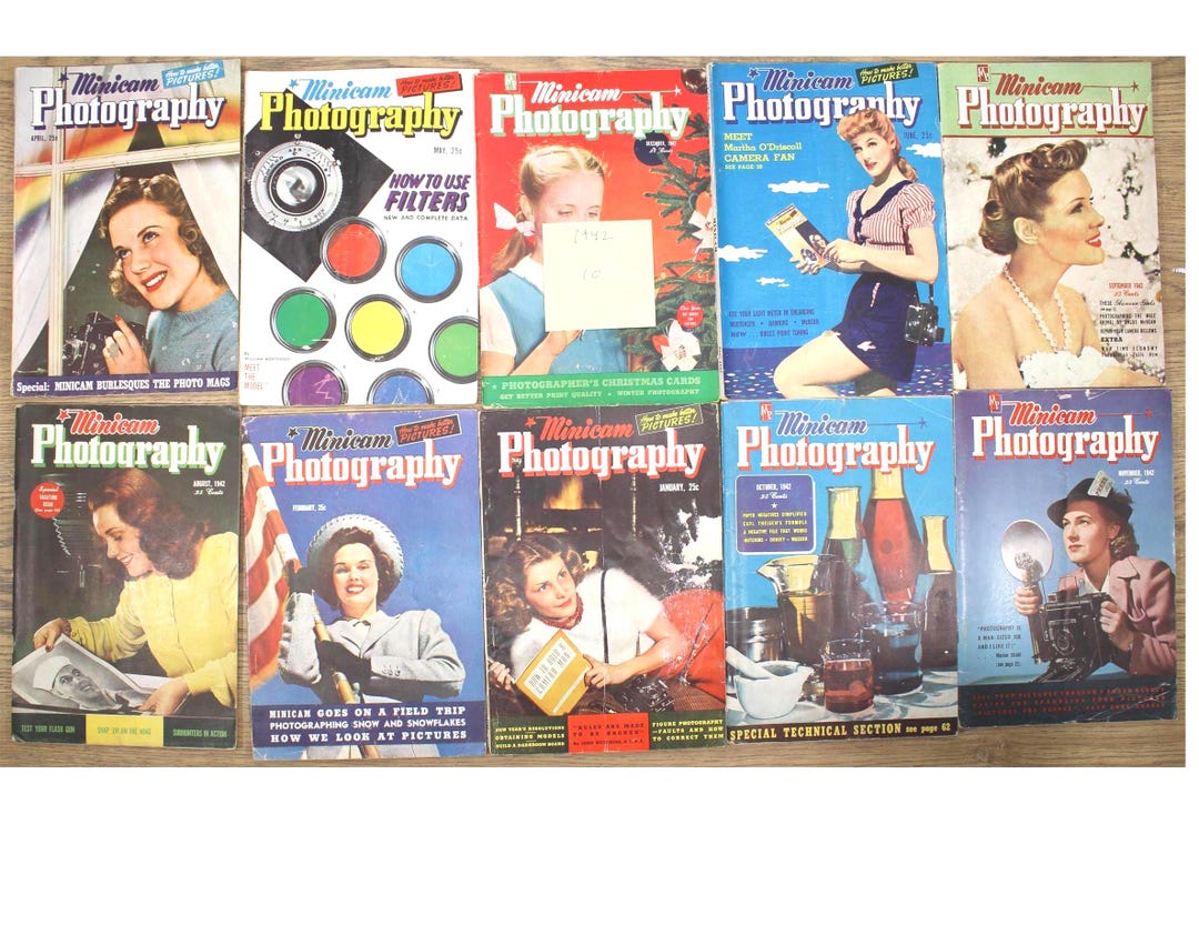 Minicam Photography 1942 - 10 Issues - Etsy
