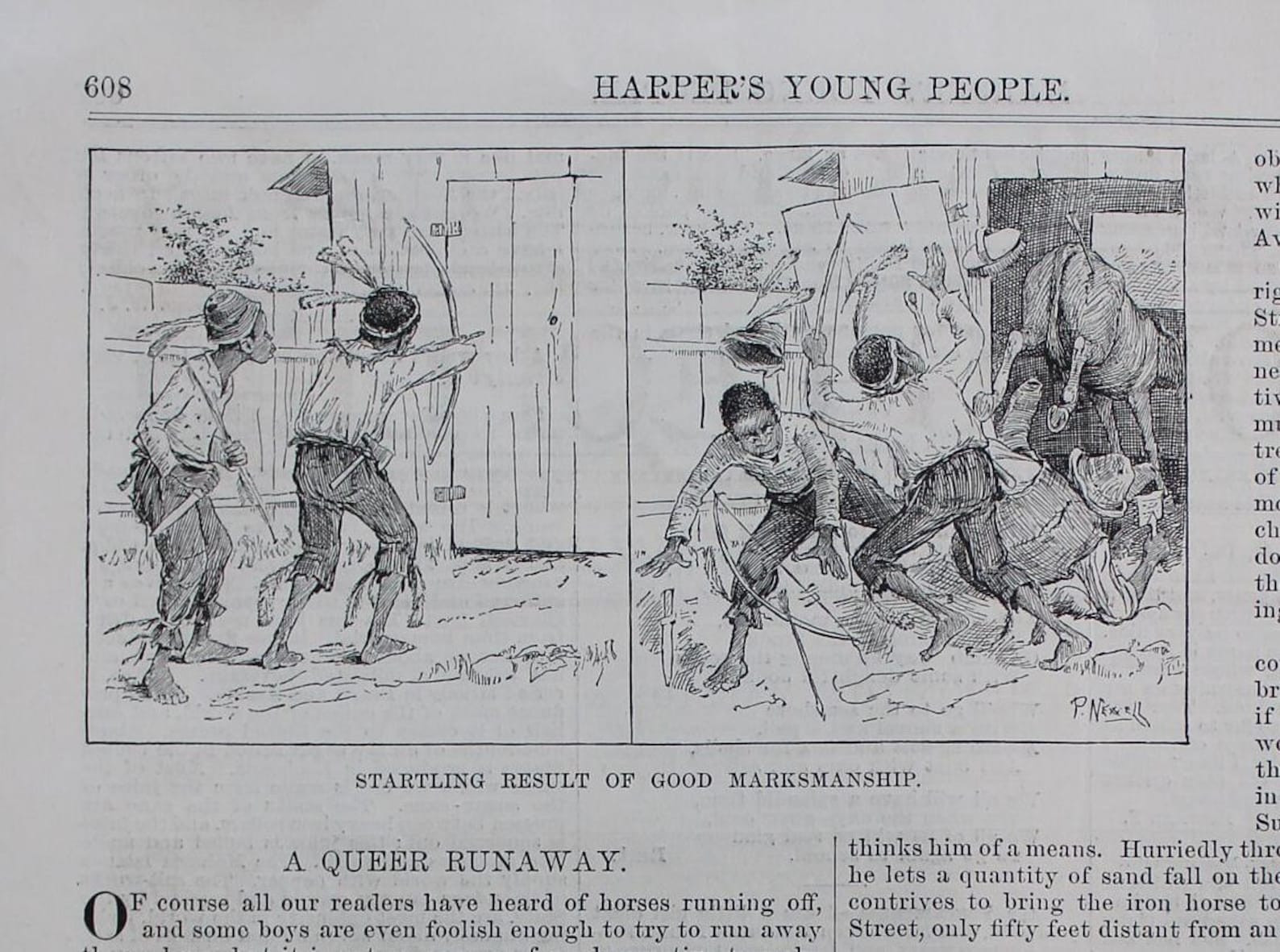 Harper's Young People Aug 8 1885 an Illustrated Weekly Magazine - Etsy