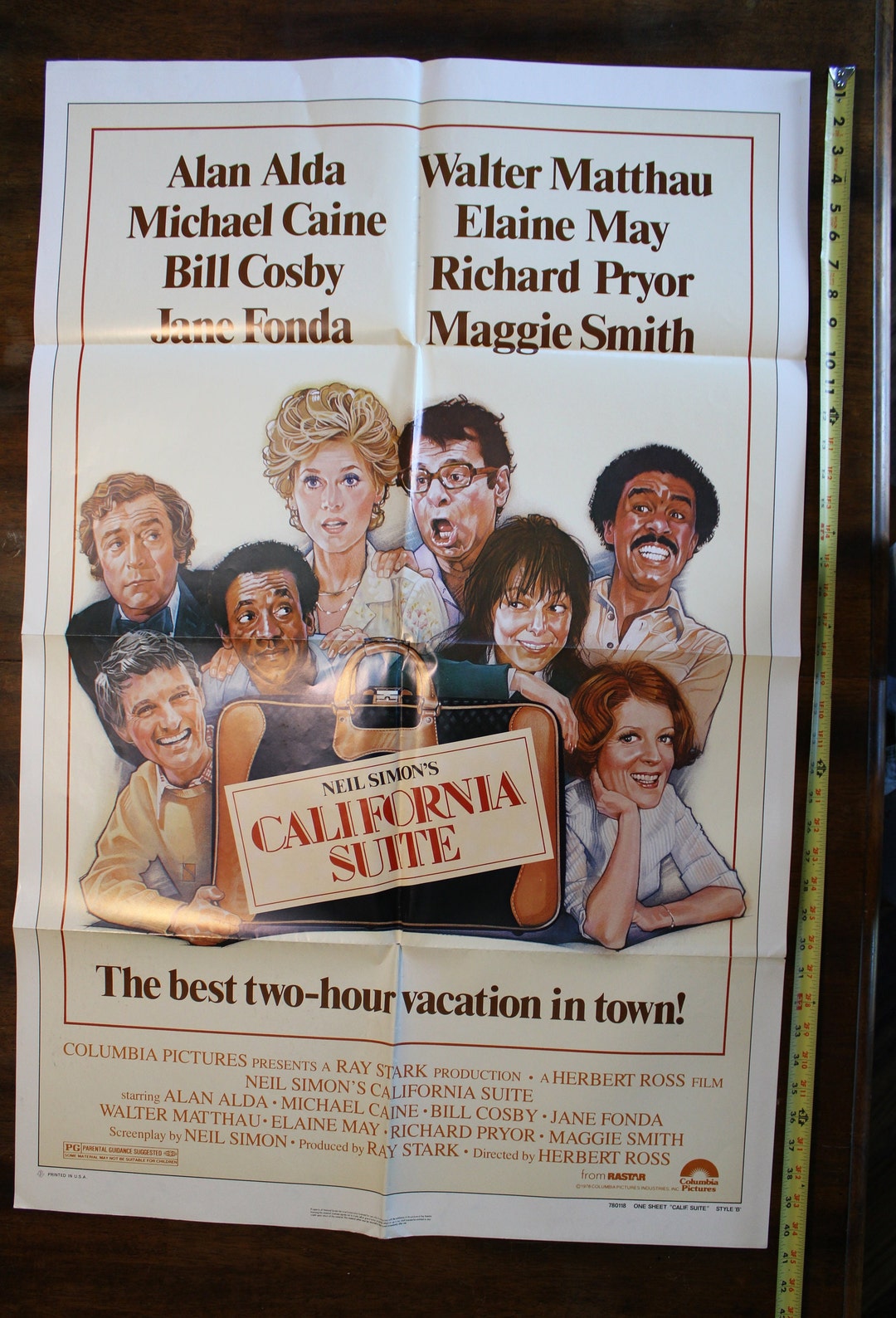 Original California Suite Movie Poster 1978 27x41 Alda, Caine, Cosby ...