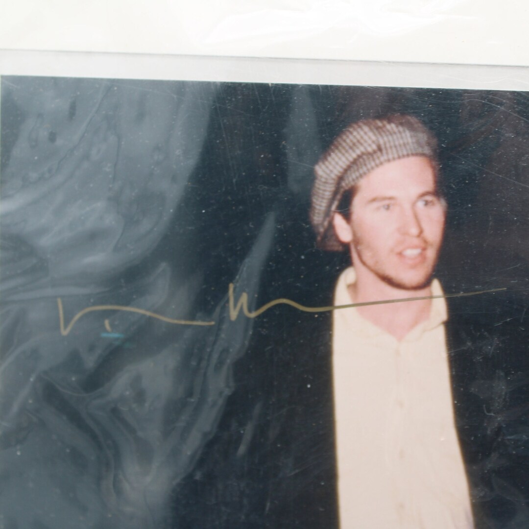 Vintage Val Kilmer Autographed 8x11 Color Candid Photo... With ...