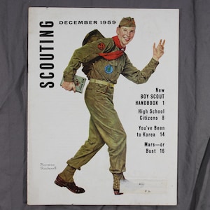 Scouting Magazine - Norman Rockwell Cover - 1959 - Etsy