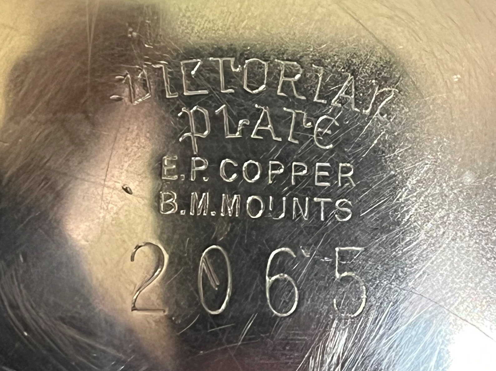 EP Cooper, BM Mounts Victorian Plate No. Grape Style 5 Piece Tea ...