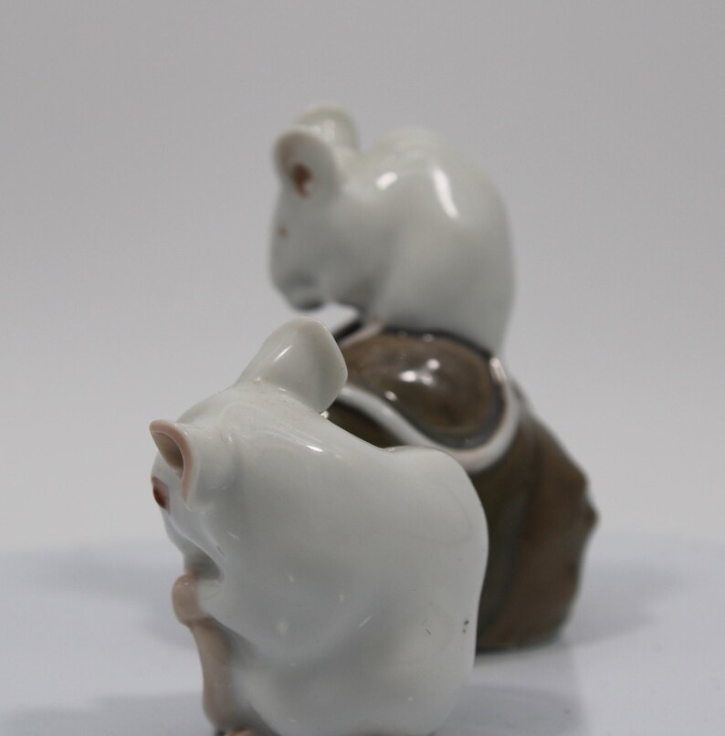 Royal Copenhagen Porcelain Figurines Made in Denmark Mouse on Chestnut ...