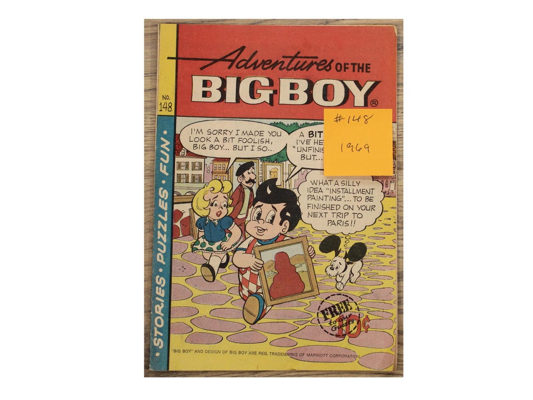 The Adventures of Big Boy N0. 148 1969 - Etsy