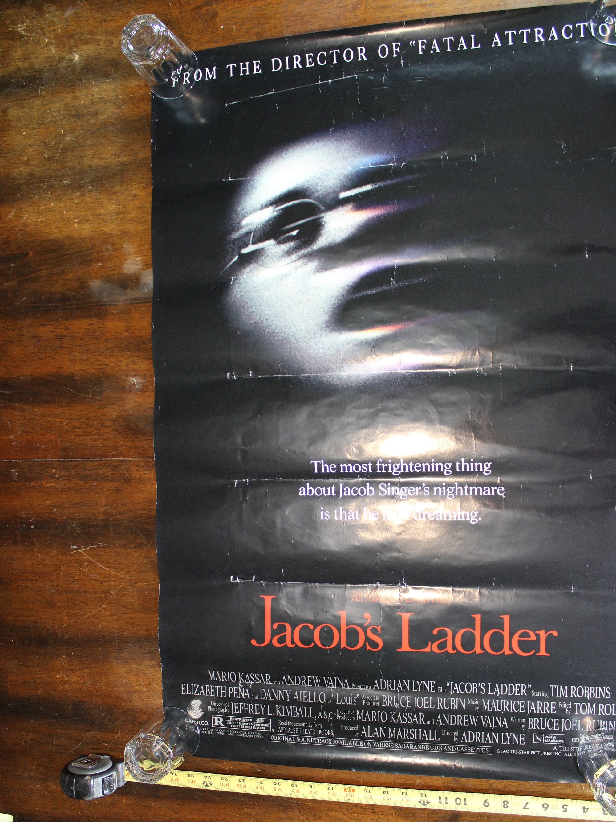 Jacob's Ladder Original Movie Poster 1990 40 X 27 Tim Robbins - Etsy