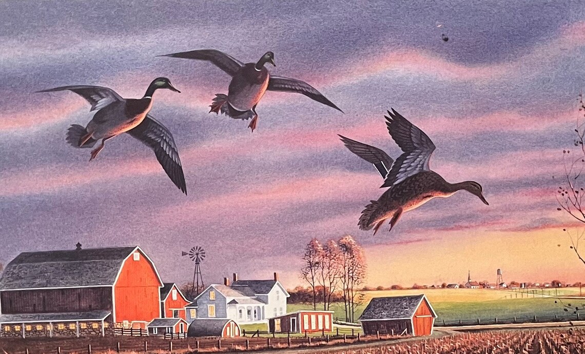 Readeke Signed, Numbered, Framed, and Matted Print Changing Seasons I ...