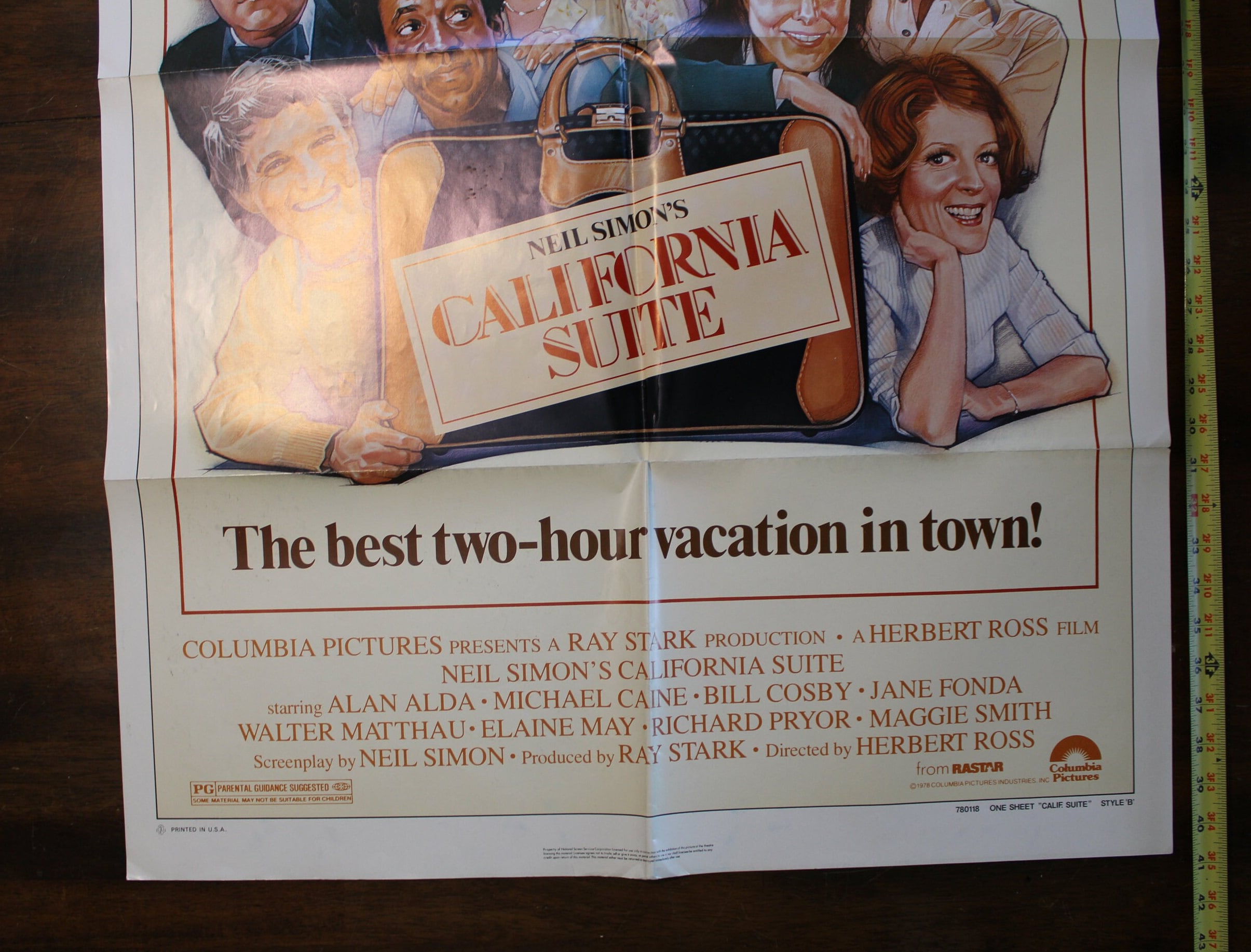 Original California Suite Movie Poster 1978 27x41 Alda, Caine, Cosby ...