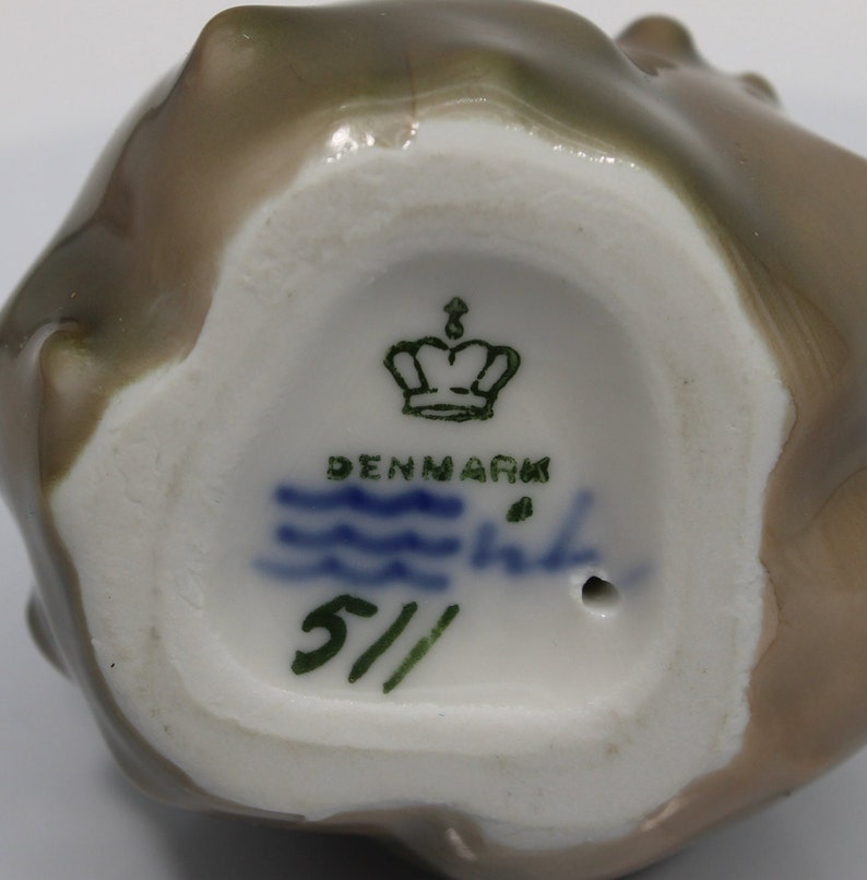 Royal Copenhagen Porcelain Figurines Made in Denmark Mouse on Chestnut ...