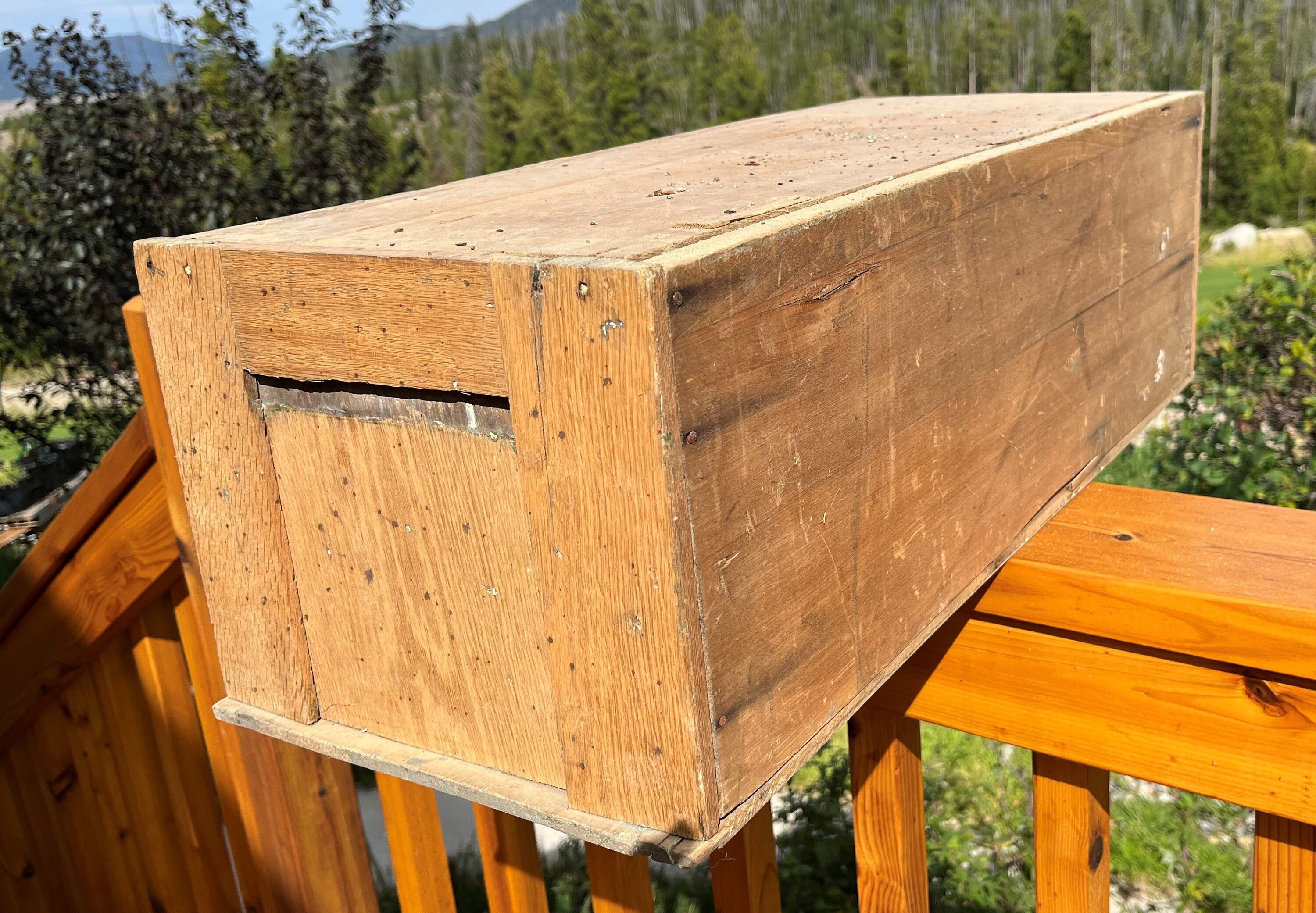 Vintage Primitive Wood Box With Many Compartments Found at the - Etsy