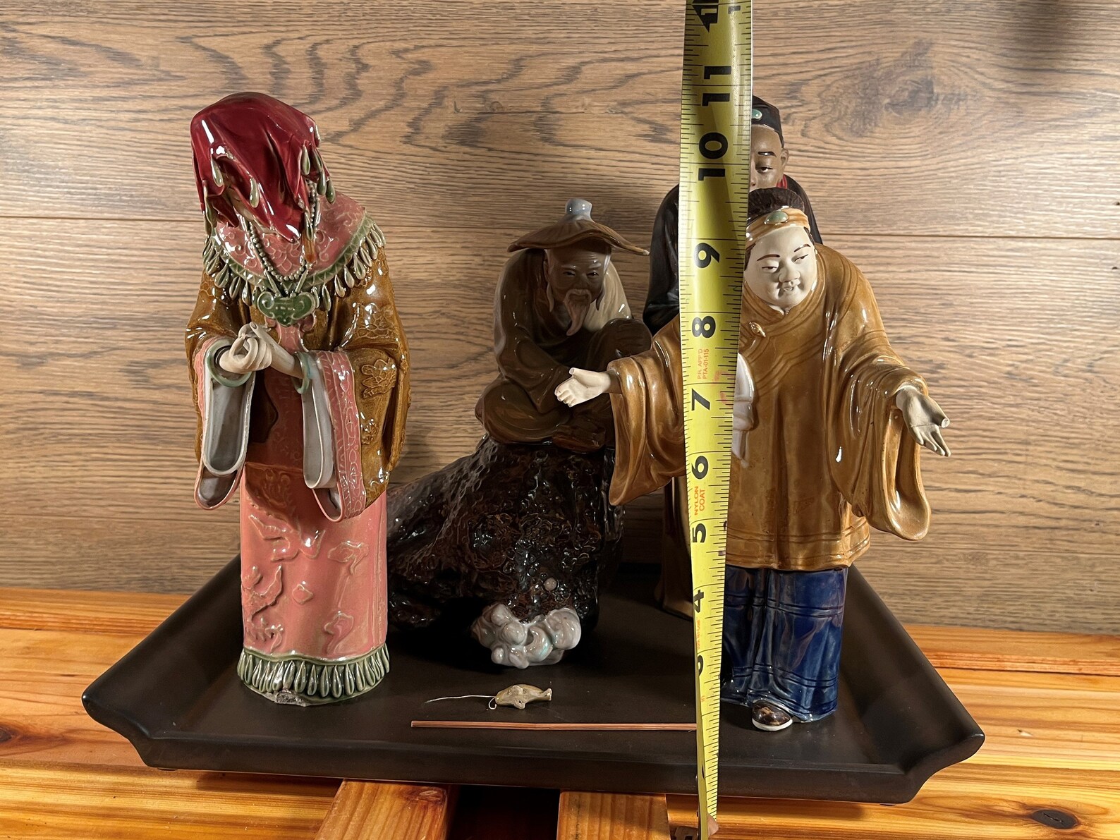 VTG Chinese Ceramic Characters and Ceramic Tray - Etsy