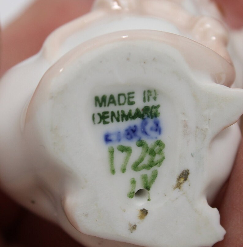 Royal Copenhagen Porcelain Figurines Made in Denmark Mouse on Chestnut ...