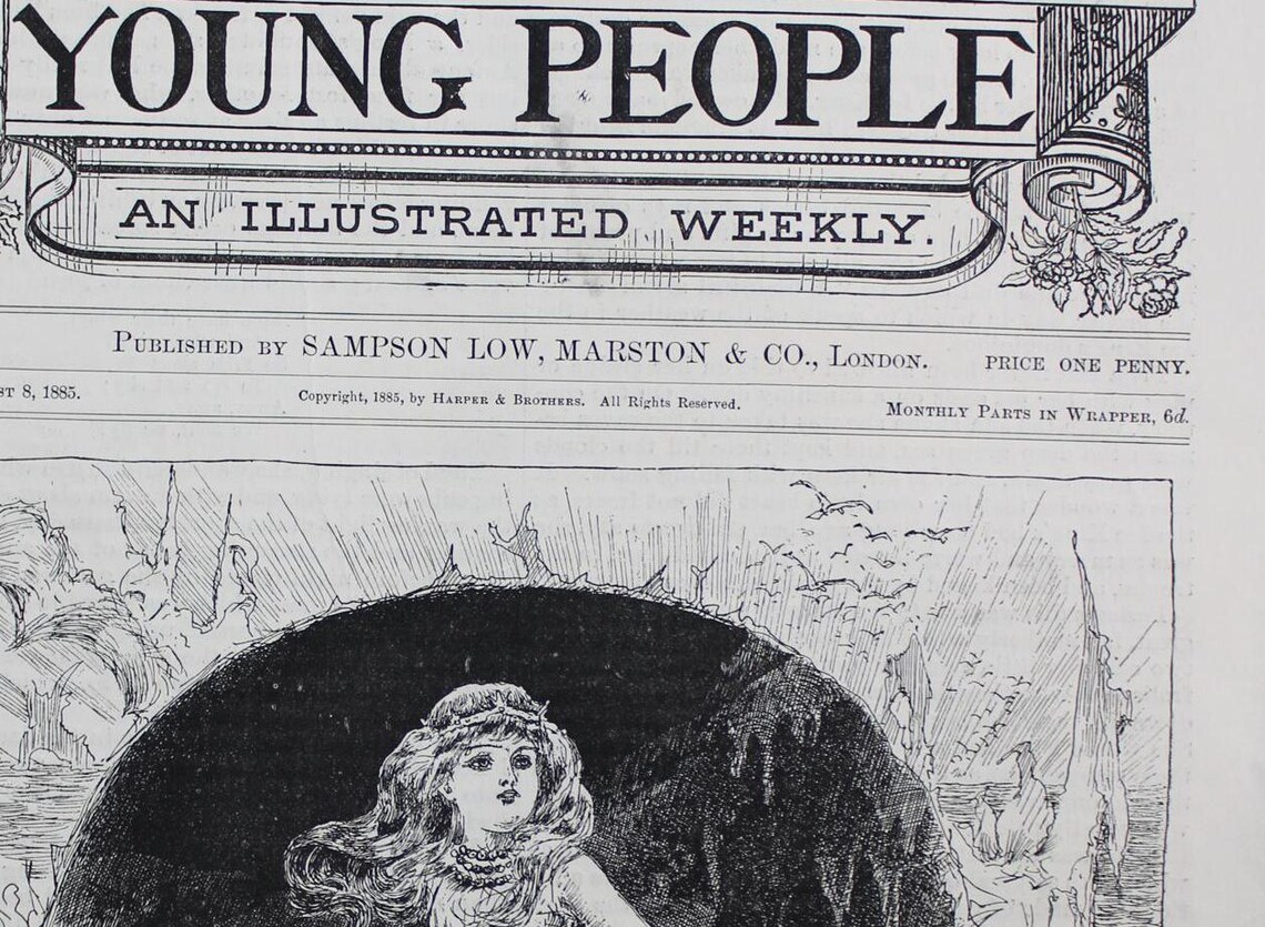 Harper's Young People Aug 8 1885 an Illustrated Weekly Magazine - Etsy