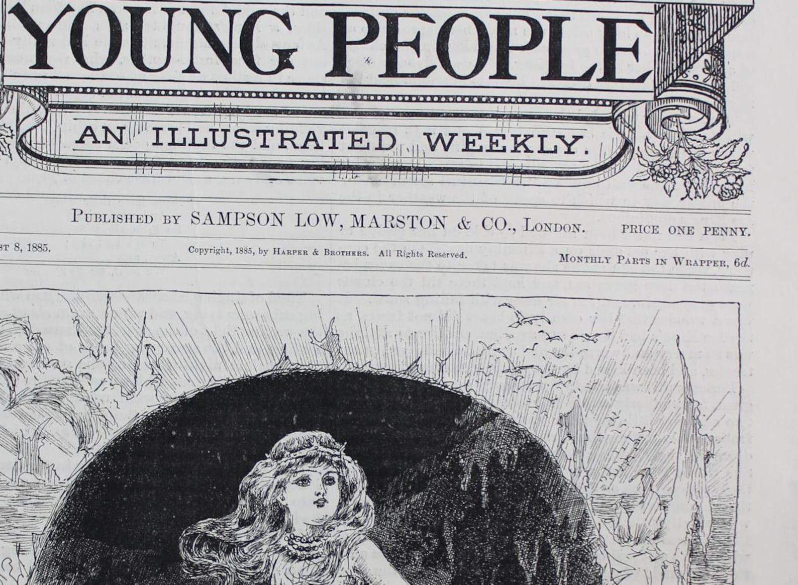 Harper's Young People Aug 8 1885 an Illustrated Weekly Magazine - Etsy