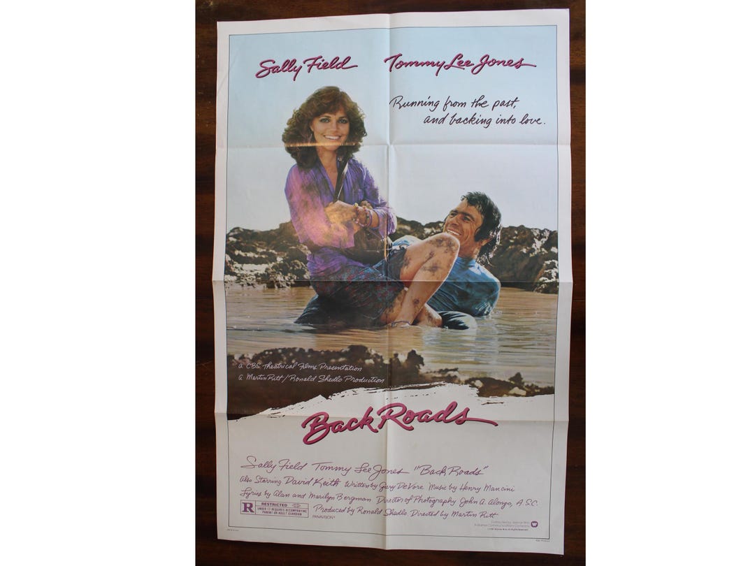 Back Roads Movie Poster – 1981 Sally Field, Tommy Lee Jones (27x41) - Etsy