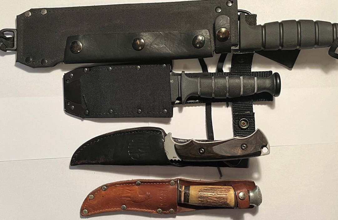 Knives - Vintage German Buffalo Skinner, Vintage Outdoor Numbered, OKC ...