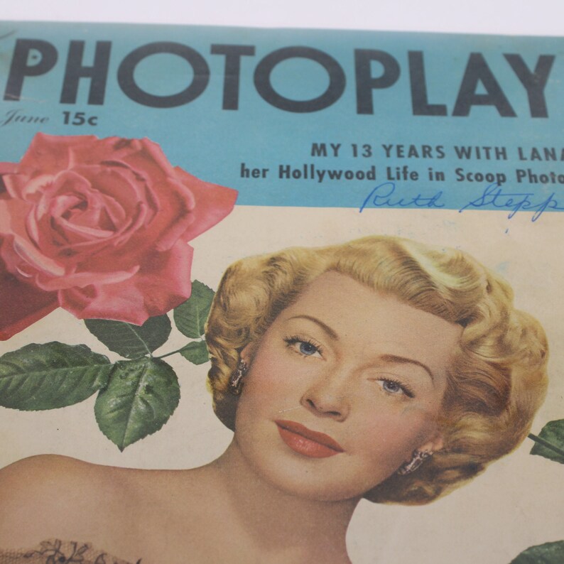 Photoplay Magazine June 1948 Lana Turner Cover - Etsy Photoplay Magazine June 1948 Lana Turner Cover - Etsy