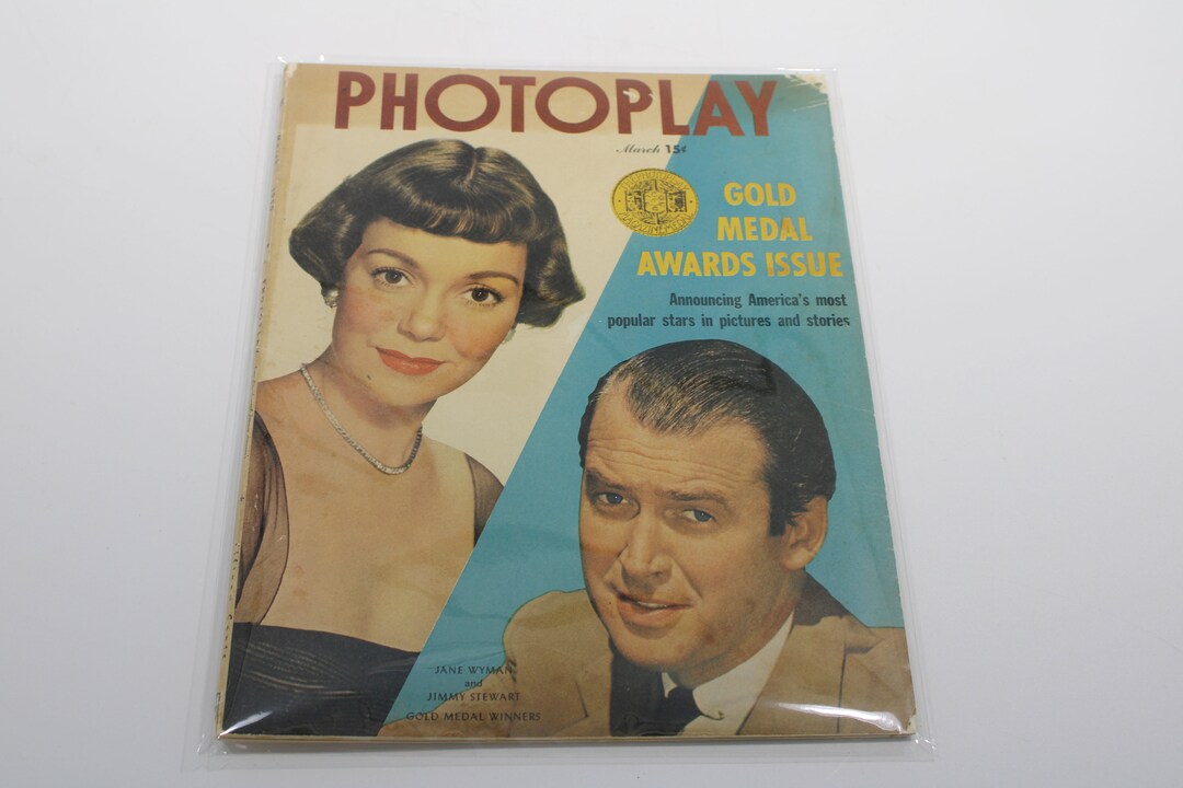 Photoplay Magazine March 1950 Gold Medal Issue - Jane Wyman and Jimmy ...