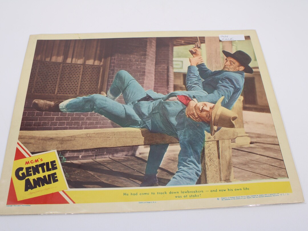 Gentle Annie Lobby Card 11x14 1945 James Craig Donna Reed Marjorie Main ...