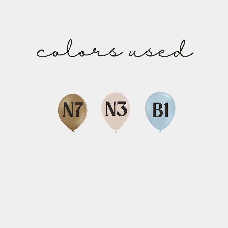 Boho Blue Balloon Arch Kit | Neutral Balloon Arch | Baby Shower Balloon ...