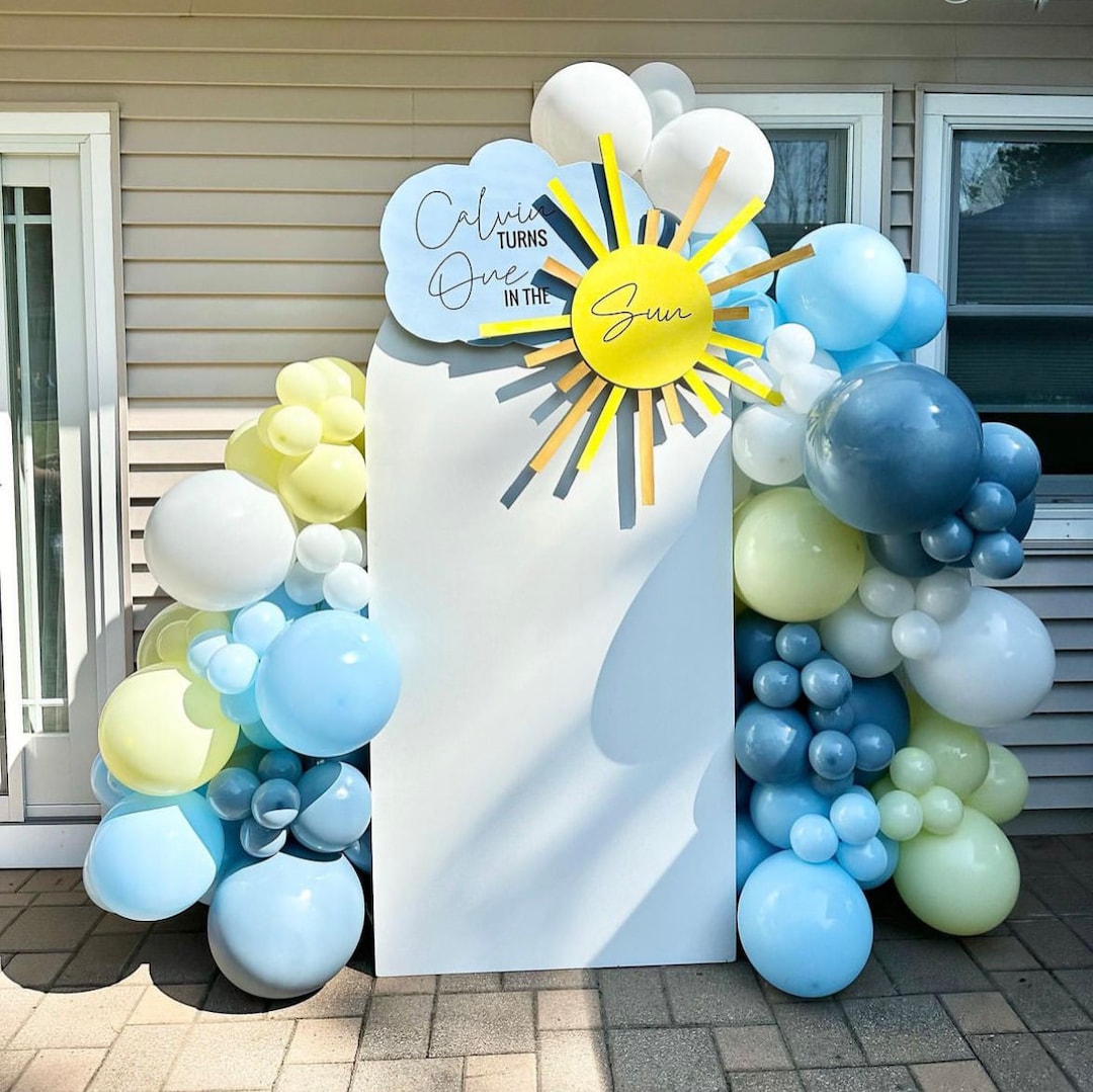 One in the Sun Balloon Arch Kit | Sun Balloon Arch | First Birthday ...