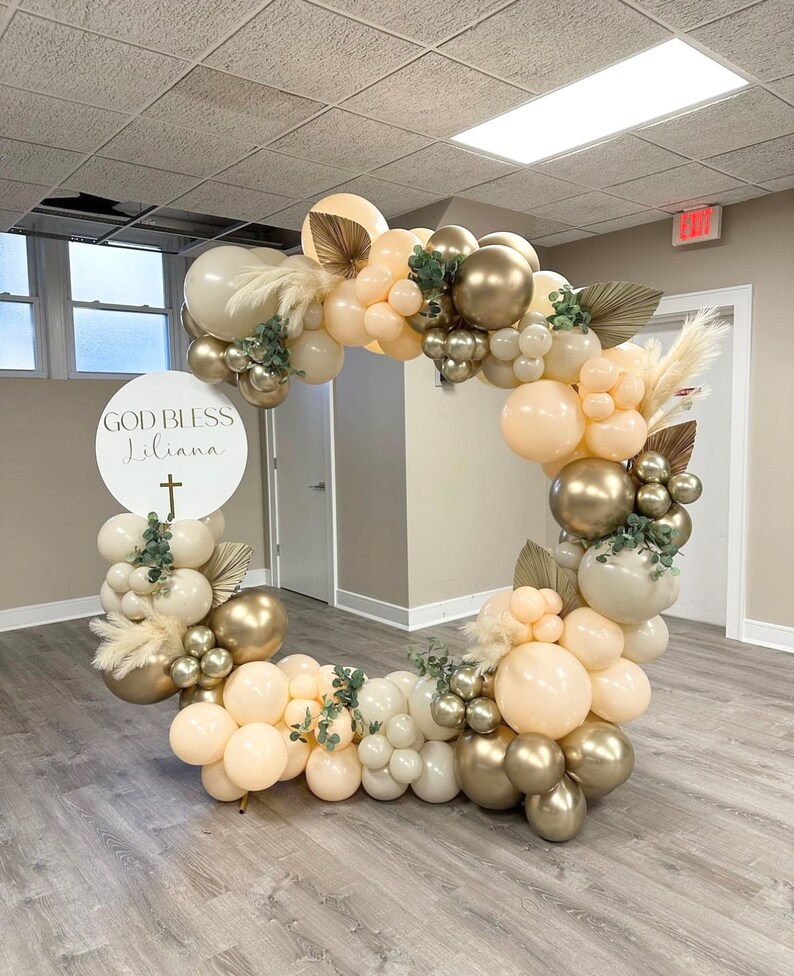 Boho Blush Balloon Arch Kit Neutral Balloon Arch Baby Shower Balloon ...