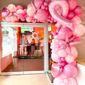 Breast Cancer Balloon Arch Kit | Fall Balloon Arch | Seasonal Balloon ...