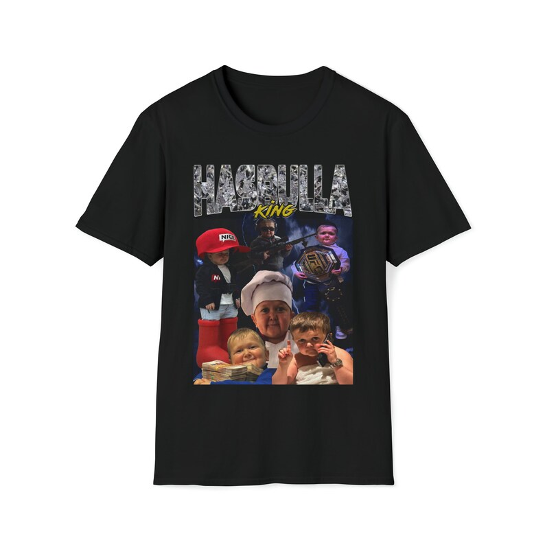 Hasbulla Vintage 90s Bootleg Style T-shirt Hasbulla Graphic Tee Retro ...