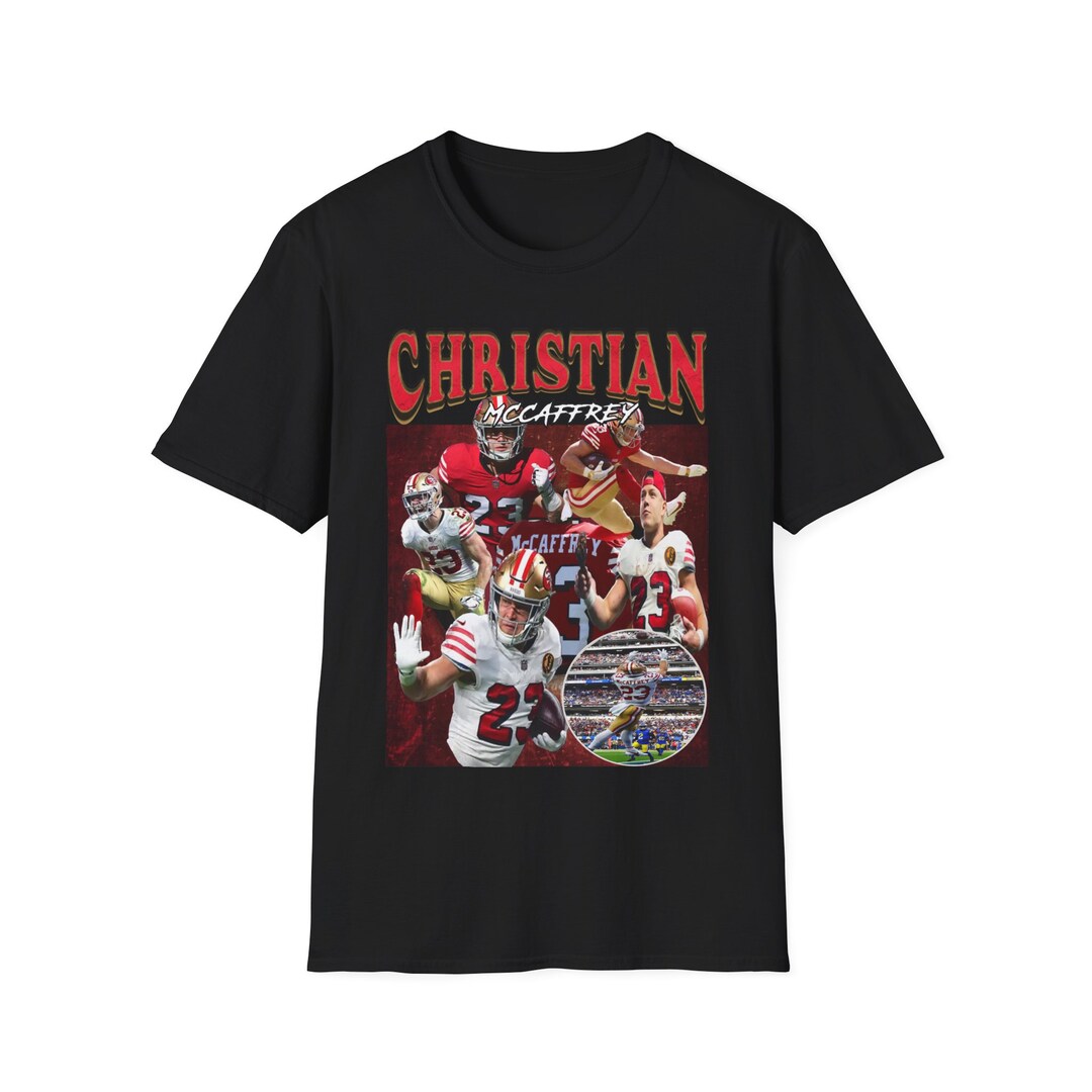 Christian Mccaffrey Vintage 90s Football Bootleg Style T-shirt ...