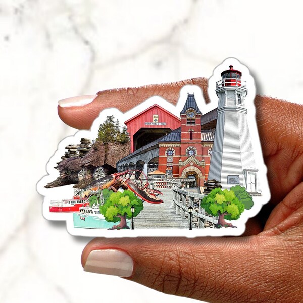 New Brunswick Stickers - Etsy