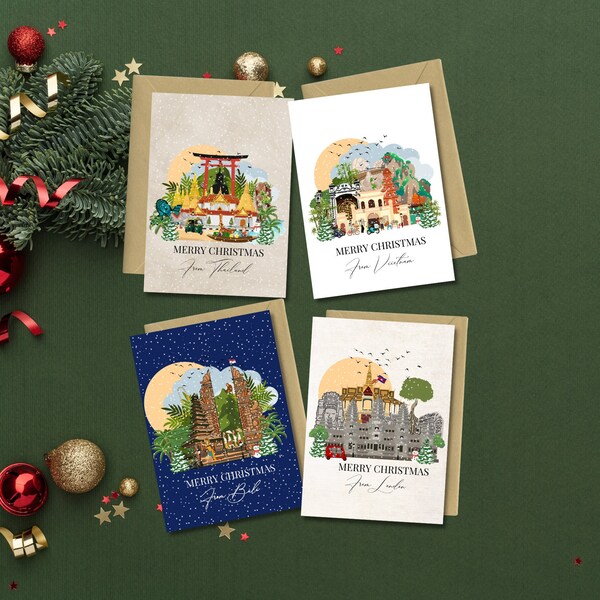 Travel Greeting Cards - Etsy