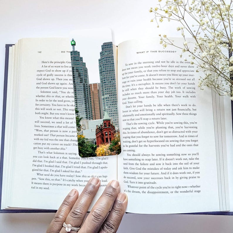 Toronto Bookmark, Laminated Toronto Bookmark, Travel Gift, Toronto ...