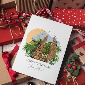 Bali Greeting Card, Bali Christmas Card Set, Travel Theme Greeting ...
