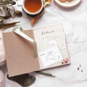 Oceania Map Sticker, Colour in Oceania Map Sticker, Oceania Map Tracker ...