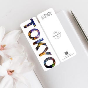 Japan Bookmarks, Colourful Bookmark Set, Tokyo Japan Bookmark, Travel ...